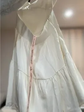 Oh Polly | Dresses | Oh Polly White Cutout Tiered Mini Dress Us6 | Poshmark